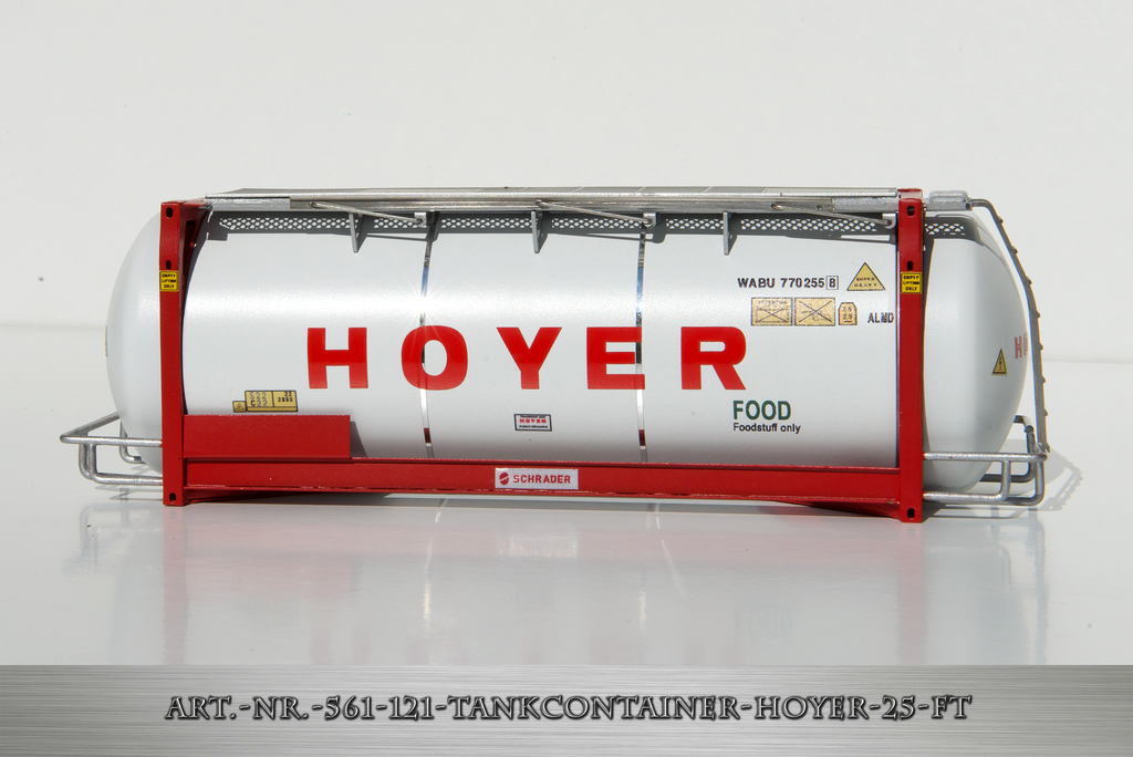 Container HOYER Tankcontainer 25 ft | Kiss Modellbahnen Schweiz GmbH